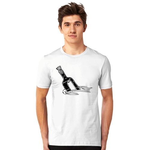 Buy CODE OF HONOUR White Half Sleeves Men Cotton T-Shirt-White 86 ...