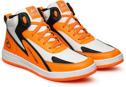 Buy Zixer Men's PRO Style High Top Ankle AirForce 1 Laser Sneakers Long ...