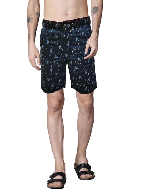 Buy RJ Craze Men Dark Blue Cotton Shorts (M) Online at Best Prices in India - JioMart.