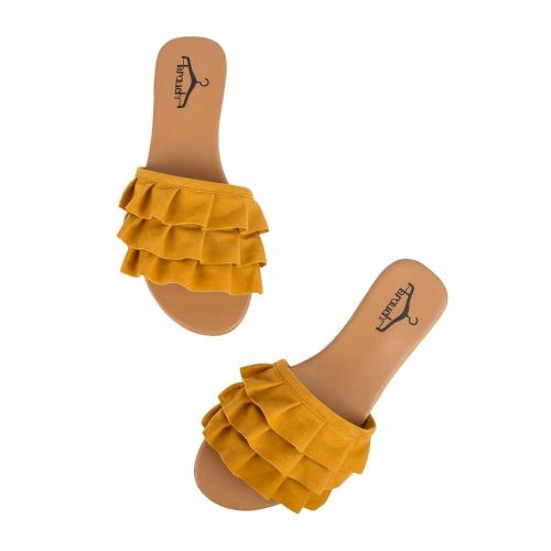 Buy Brauch Mustard Flats for Women Online at Best Prices in India ...