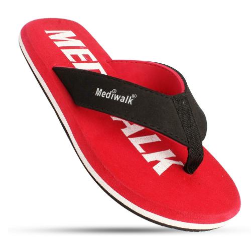 Buy Mediwalk's EVA|Premium|Comfort Red Slippers/Flipflops for women ...
