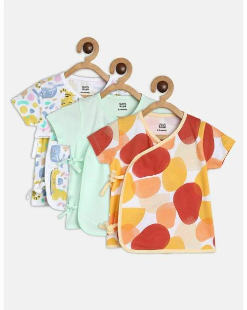 Buy MINI KLUB New Born And Baby Boys CoralFront Open Vest Online at ...