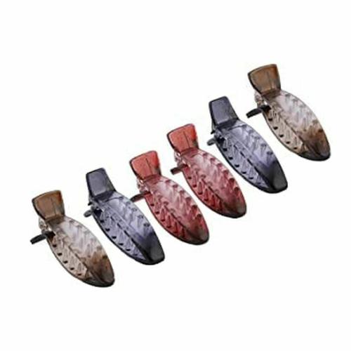 Buy Delush Design Hair Clutch Plastic (Pack of 6 ) Online at Best ...