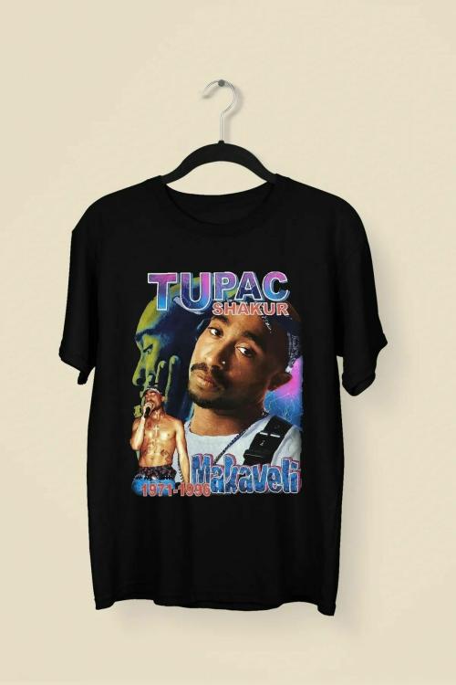 Buy Wild Punk Tupac Poster 100% Cotton Unisex Premium Printed Tshirt ...