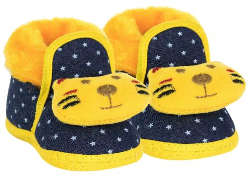 Buy Neska Moda 6 To 9 Months Baby Boys & Girls Animal Face Baby Booties ...