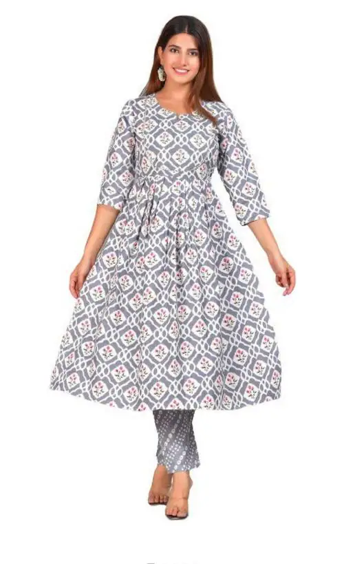 Buy DANILO PRESENT PRINTED KURTA SET FOR WOMEN Online at Best Prices in India - JioMart.