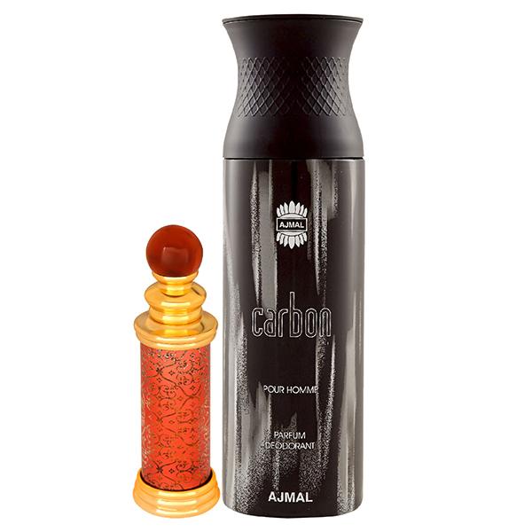 Ajmal Classic Oud Concentrated Perfume Oil Woody Oudh And Carbon Homme ...