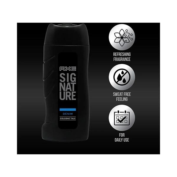 Axe Signature Denim Cologne Talc 300 gm - JioMart
