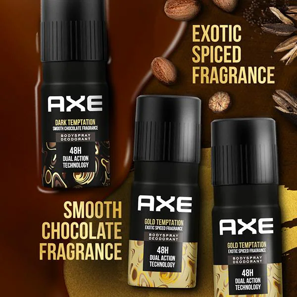 Axe Gold Temptation (2 Units) And Dark Temptation Long Lasting ...