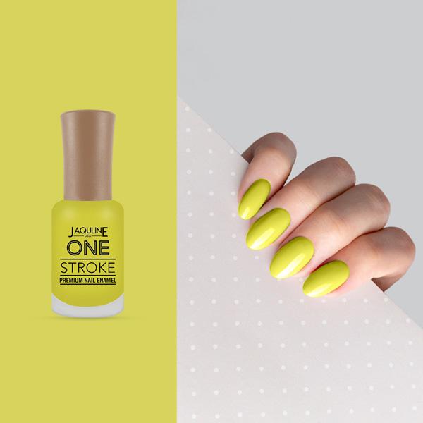 Jaquline USA One Stroke Premium Nail Enamel One Stroke Limen Lemon J61 8 ml - JioMart