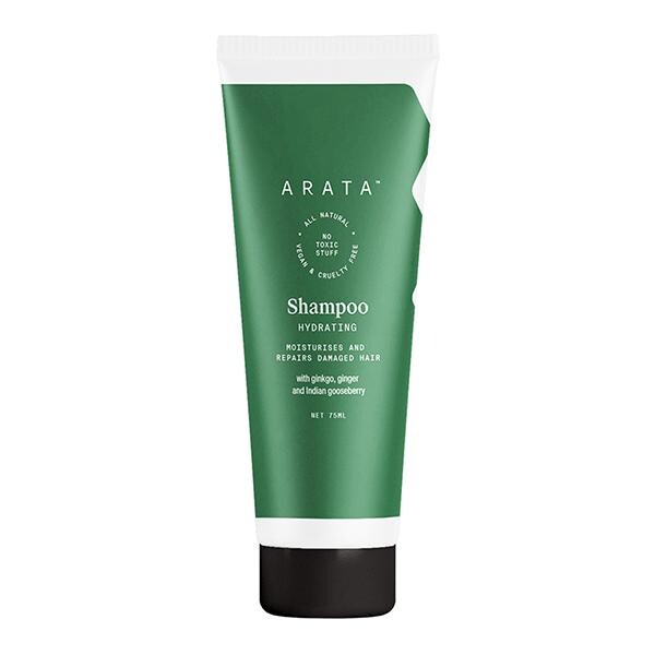 Arata Natural Hydrating Hair Shampoo With Ginkgo, Ginger & Indian ...