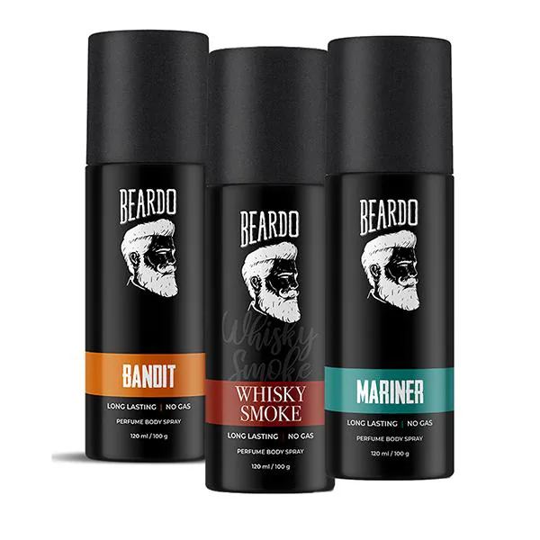 Beardo Perfume Body Spray Combo (Bandit 120 ml + Whisky Smoke 120 ml ...