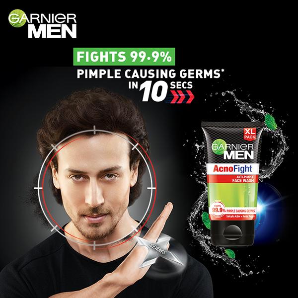 Garnier Men Acno Fight Anti-Pimple Facewash for Acne Prone Skin 150 gm ...