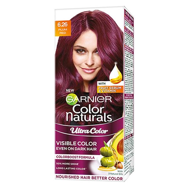 Garnier Color Naturals Creme Riche Hair Color, Plum Red 105 gm - JioMart