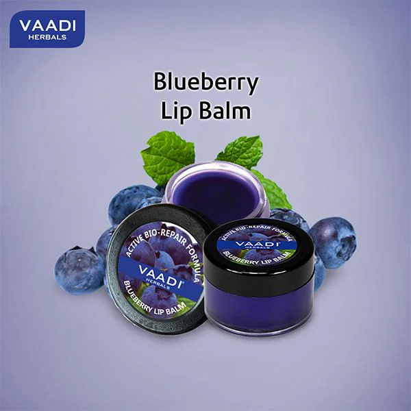 Vaadi Herbals Lip Balm - Blueberry 10 gm - JioMart