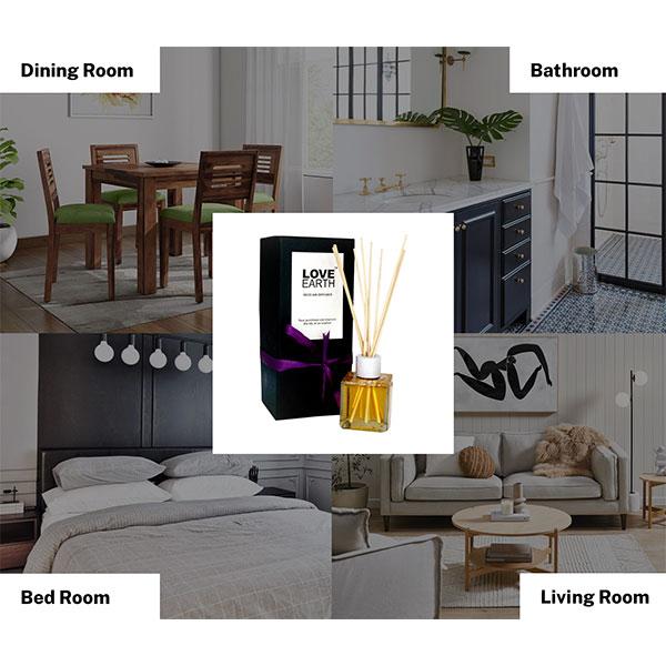 Love Earth Premium Reed Diffuser Jasmine 30 ml - JioMart