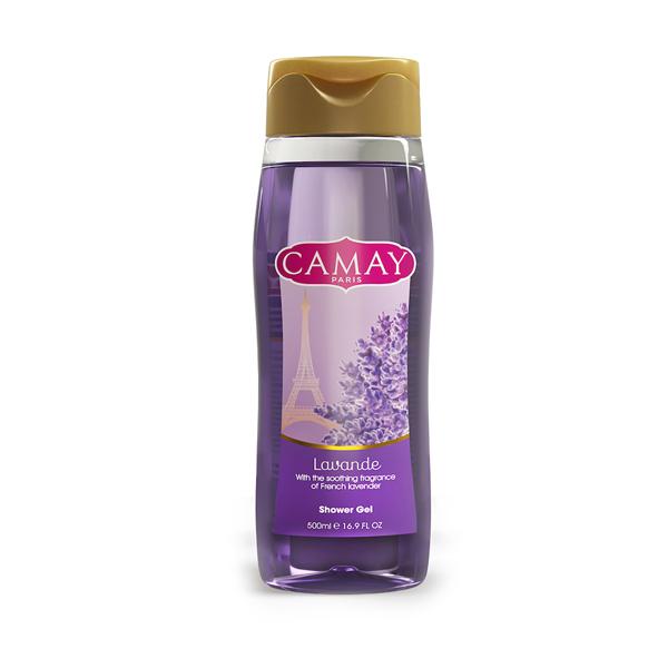 Camay Paris Lavande Shower Gel for Soft Skin, Charming Lavender Scent ...