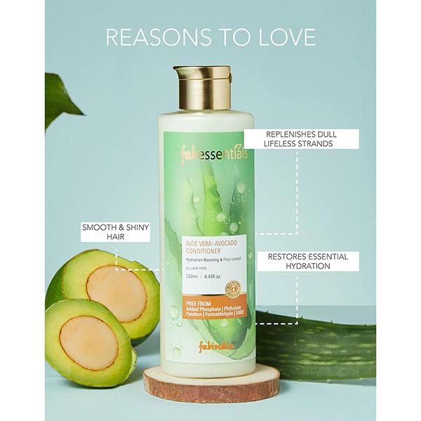 Fabessentials Aloe Vera Avocado Conditioner 250 ml - JioMart