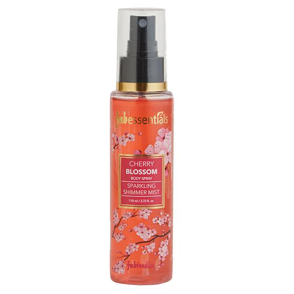 Fabessentials Sparkling Shimmer Body Spray Combo (Cherry Blossom 110ml ...