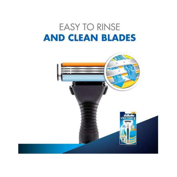 Gillette Vector 3 Manual Shaving Razor 1's - JioMart