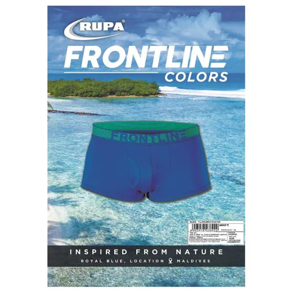Rupa Frontline Colors Multicolour Cotton Men Trunk (80) - JioMart