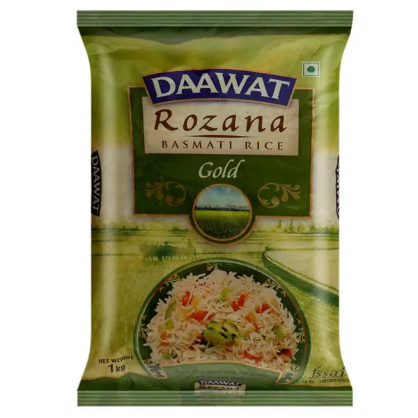 Daawat Rozana Gold Basmati Rice 1 kg - JioMart