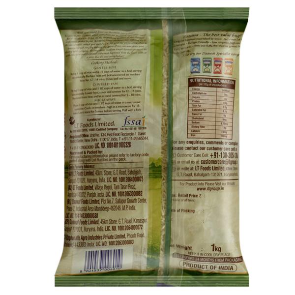 Daawat Rozana Gold Basmati Rice 1 kg - JioMart