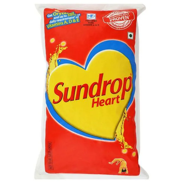 Sundrop Heart RiceBran Based Blended Oil 1 L - JioMart