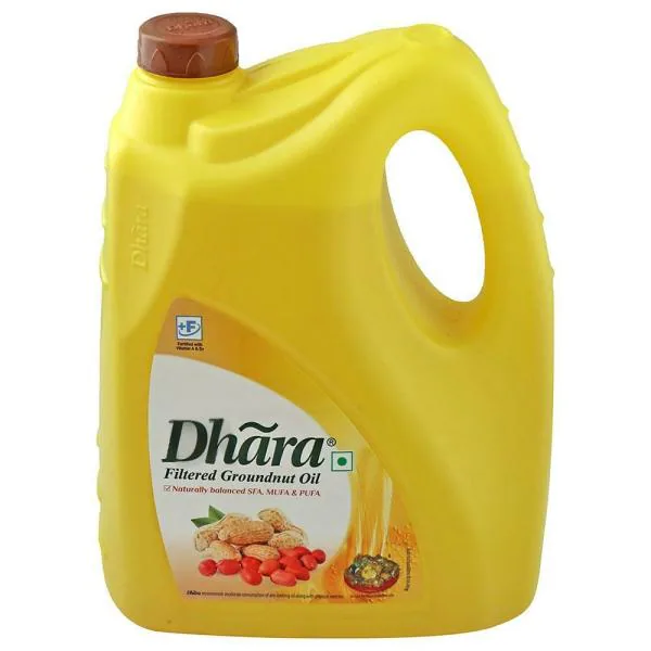Dhara Filtered Groundnut Oil 5 L - JioMart