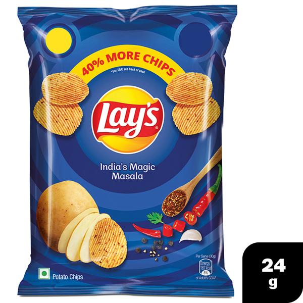 Lay's India's Magic Masala Potato Chips 24 g - JioMart