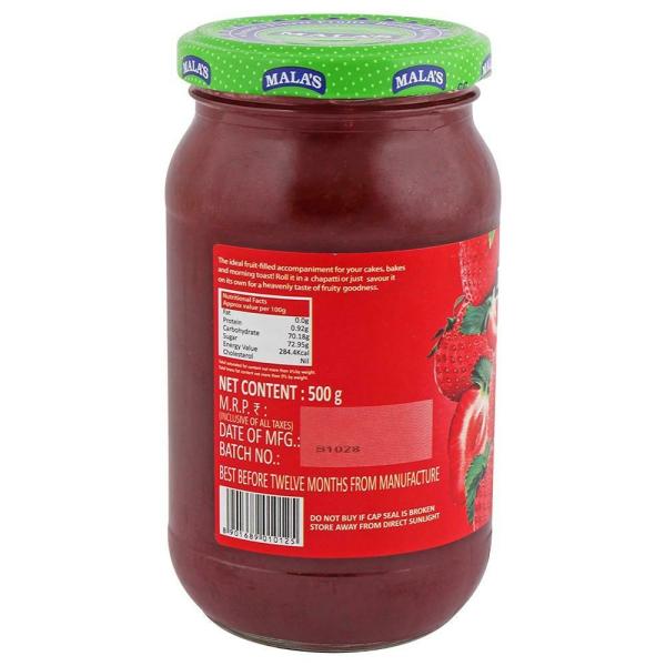 Mala's Strawberry Jam 500 g - JioMart