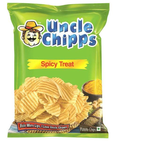 Uncle Chipps Spicy Treat Potato Chips 37 g - JioMart