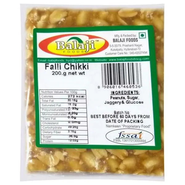 Balaji Foods Falli Chikki 200 g - JioMart