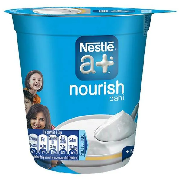 Nestle A+ Nourish Dahi 200 g (Cup) - JioMart