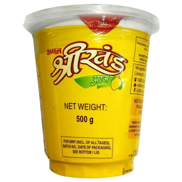 Amul Shrikhand Mango 500 g (Container) - JioMart