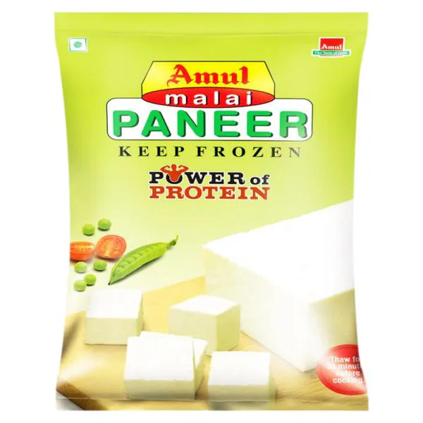 Amul Malai Diced Paneer 200 g (Pack) - JioMart
