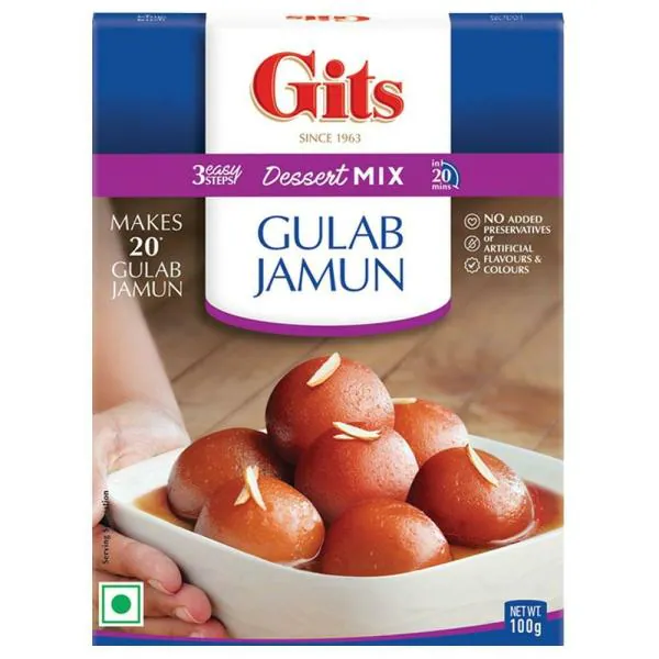 Gits Gulab Jamun Mix 100 g - JioMart