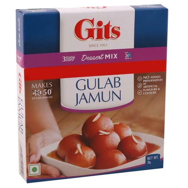 Gits Gulab Jamun Mix 200 g - JioMart
