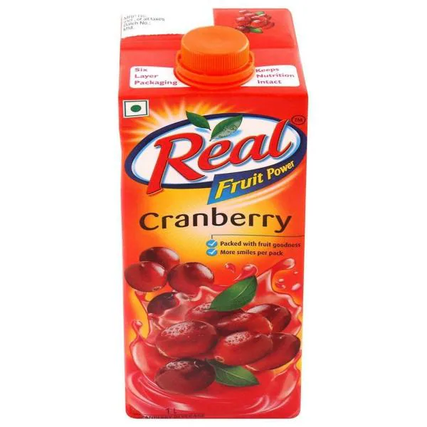 Real Fruit Power Cranberry Fruit Juice 1 L - JioMart