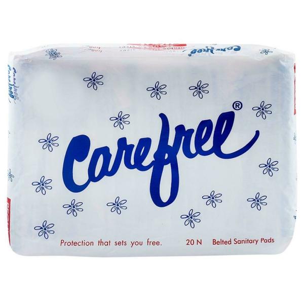 Carefree Belted Sanitary Napkin with Wings 20 pads - JioMart
