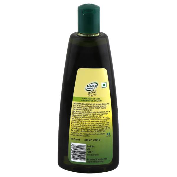 Nihar Naturals Shanti Amla Badam Hair Oil 300 ml - JioMart