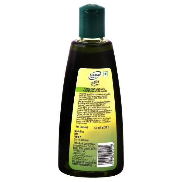 Nihar Naturals Shanti Amla Badam Hair Oil 200 ml - JioMart