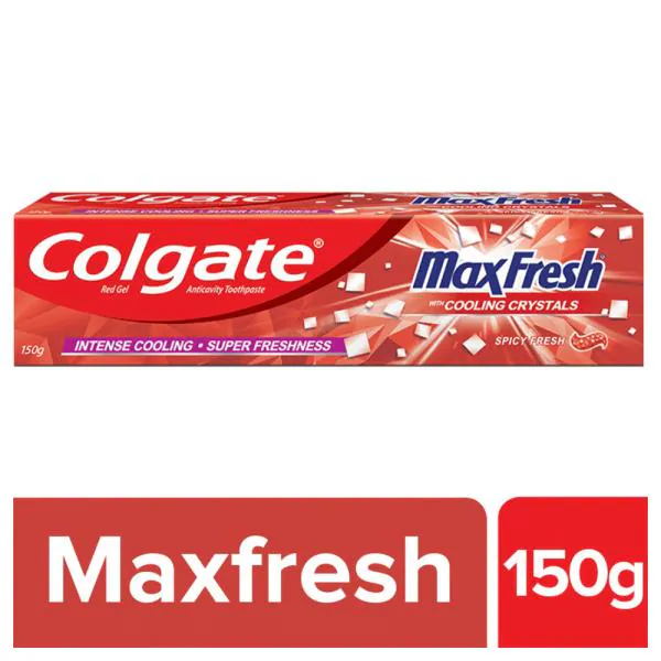 Colgate Max Fresh Spicy Fresh Red Gel Anticavity Toothpaste 150 g - JioMart
