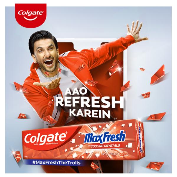 Colgate Max Fresh Spicy Fresh Red Gel Anticavity Toothpaste 150 g - JioMart