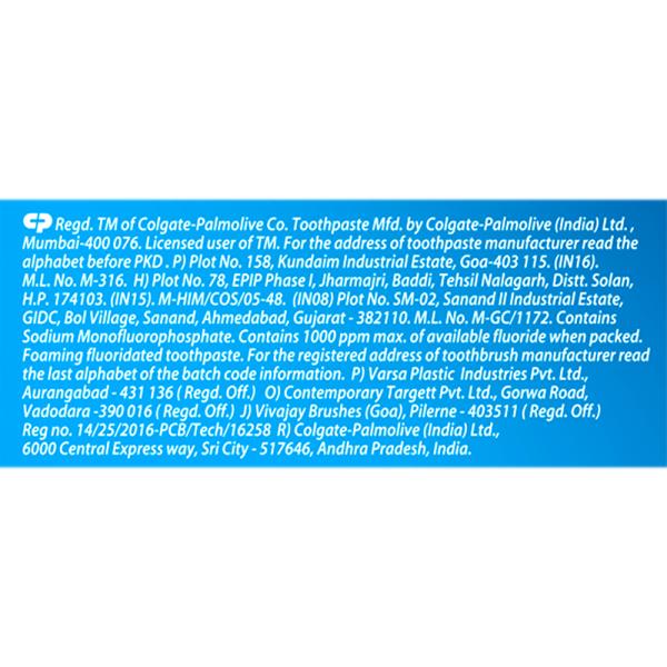 Colgate Strong Teeth Dental Cream Toothpaste with Toothbrush (200 g ...