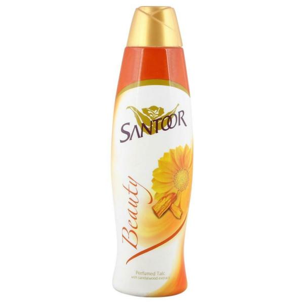 Santoor Beauty Perfumed Talc with Sandalwood Extract 400 g - JioMart