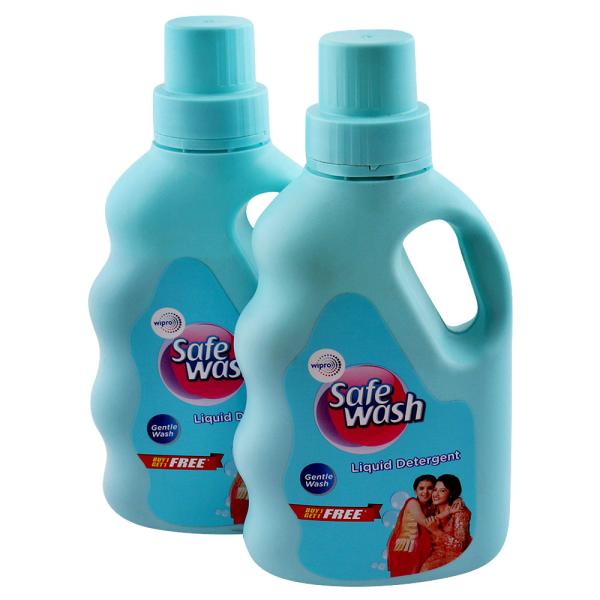 Wipro Safewash Liquid Detergent 500 g (Buy 1 Get 1 Free) - JioMart