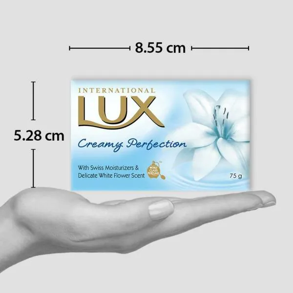 Lux International Creamy Perfection Bar Soap 75 g - JioMart