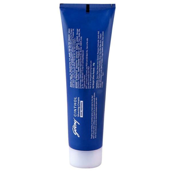 Godrej Cinthol Cool Menthol Shaving Cream 70 g - JioMart