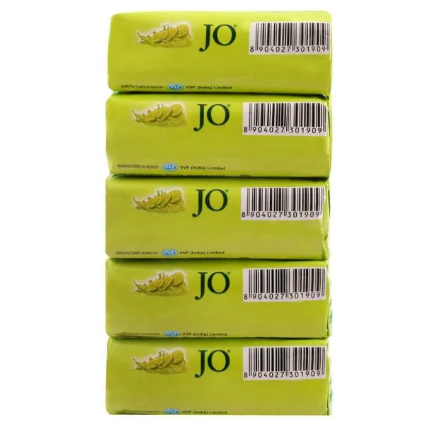 Jo Lime Sparkling Fresh Soap with Glycerine 100 g (Pack of 5) - JioMart